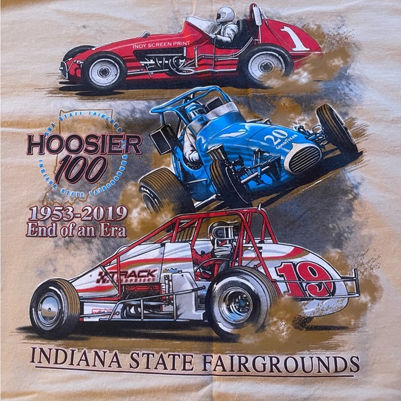 Gildan | Shirts | Hoosier 0 Indiana State Fairgrounds Sprint Car Racing ...